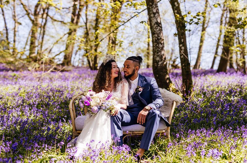 Rustic Bluebell Woodland Wedding Inspiration – Shropshire Petals