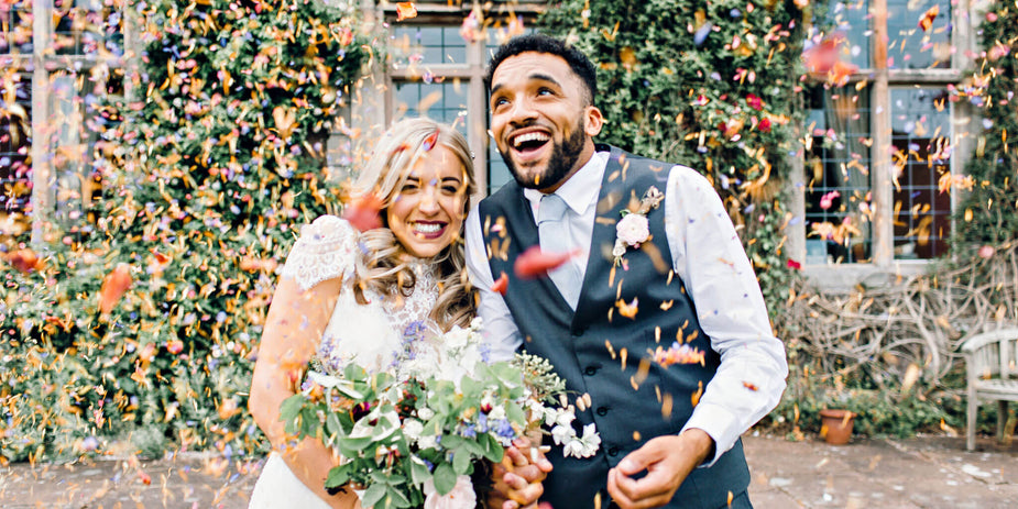 British Biodegradable Wedding Confetti | Eco Dried Flower Petals ...