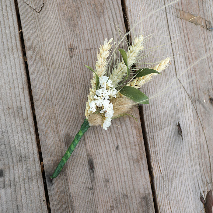 Dried Flower Buttonholes – Shropshire Petals